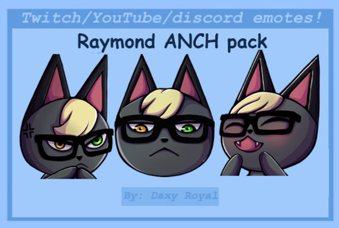 Raymond ACNH Emote Pack Twitch/discord/youtube Ready - Etsy