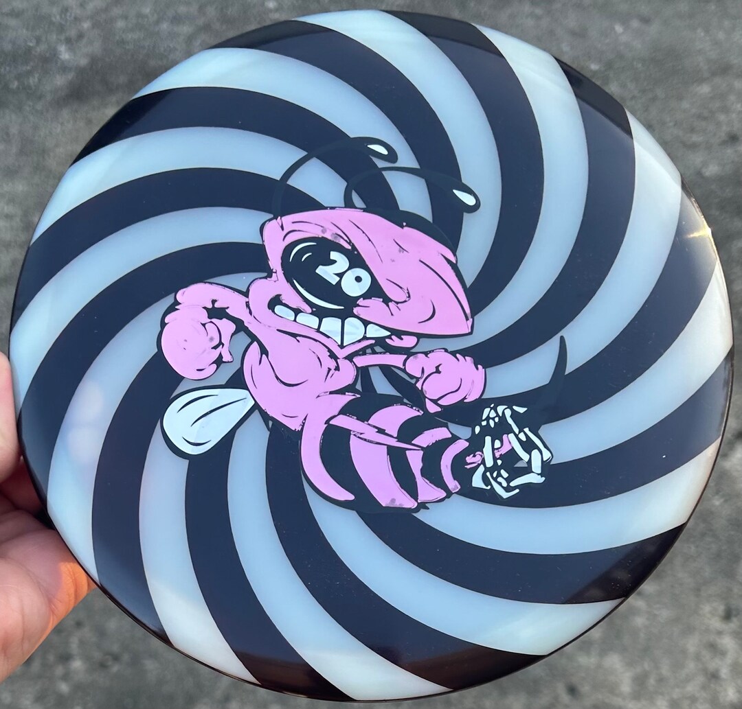 New Discraft 20 Year Glo Buzzz Custom Disc Dye Midrange 177 Stamp Wear ...