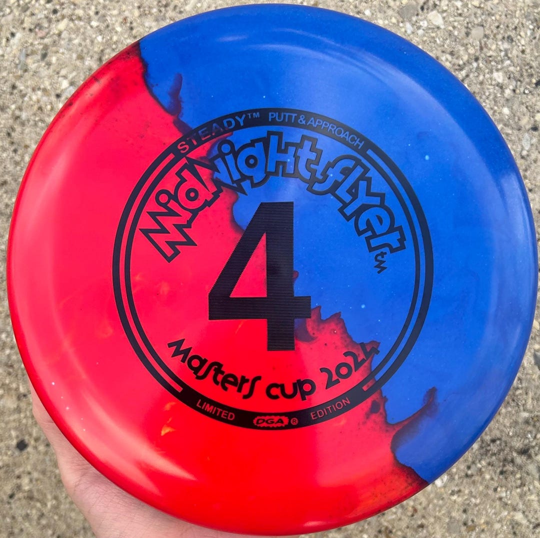 New DGA Midnight Flyer LE Glow Steady 2024 Masters Cup Custom Disc Dye ...