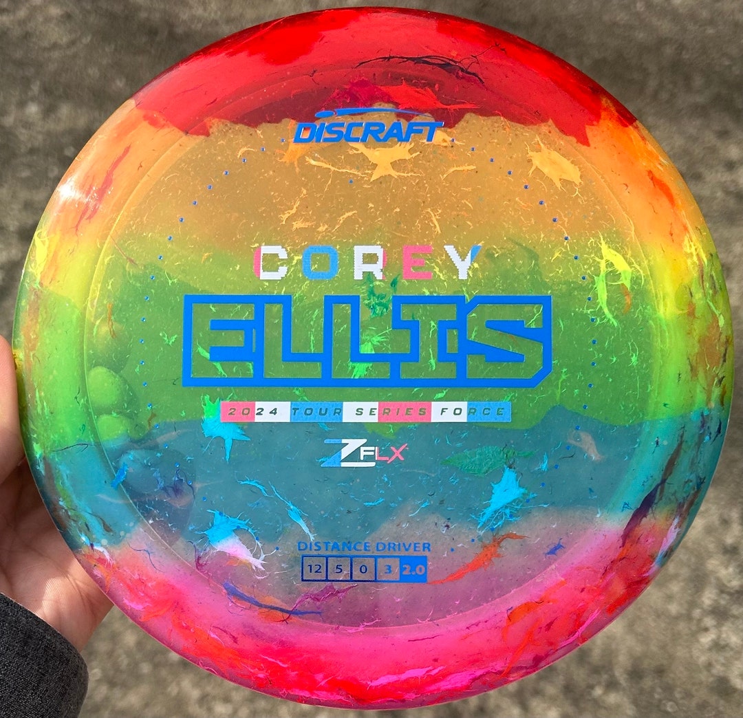 New Discraft 2024 Corey Ellis Tour Series Jawbreaker Z FLX Force Custom ...