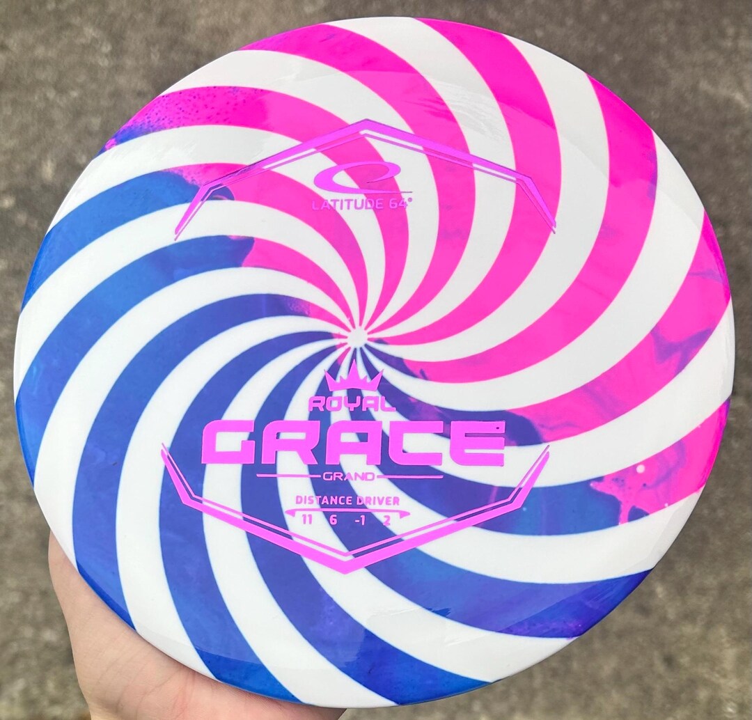New Latitude 64 Royal Grand Grace Custom Disc Dye Distance Driver 169g ...