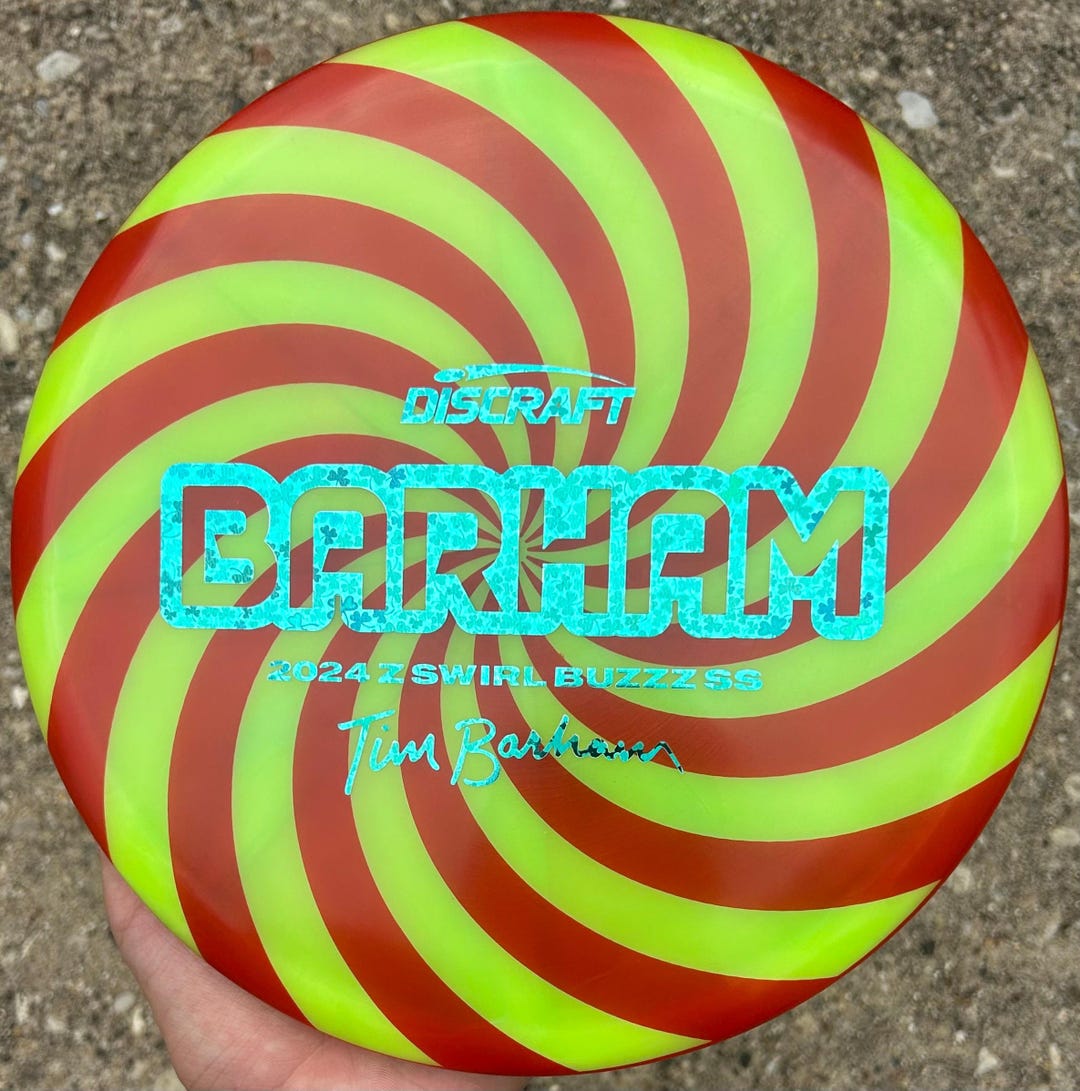 New Discraft Barham 2024 Z Swirl Buzzz SS - Custom Disc Dye - Midrange ...