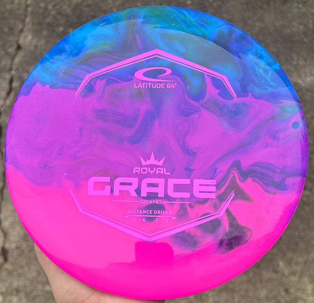 New Latitude 64 Royal Grand Grace Custom Disc Dye Distance Driver 169g ...