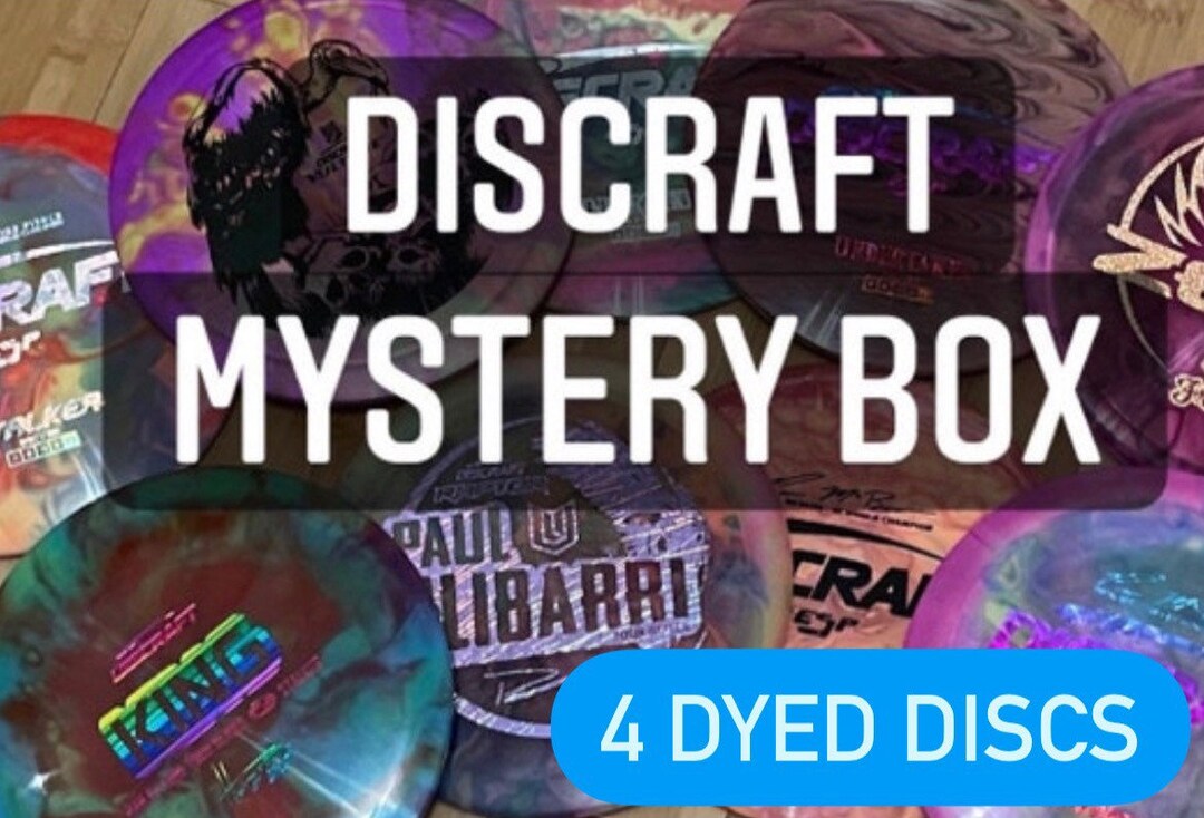 Discraft Mystery Box Throw Joes Dye Edition 4 Discs Included - Etsy