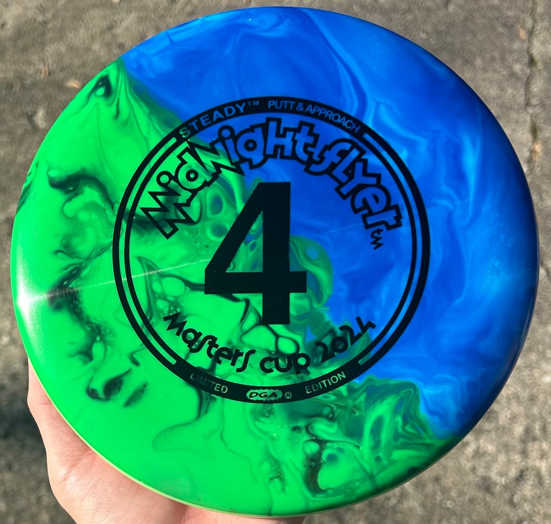 New DGA Midnight Flyer LE Glow Steady 2024 Masters Cup Custom Disc Dye ...