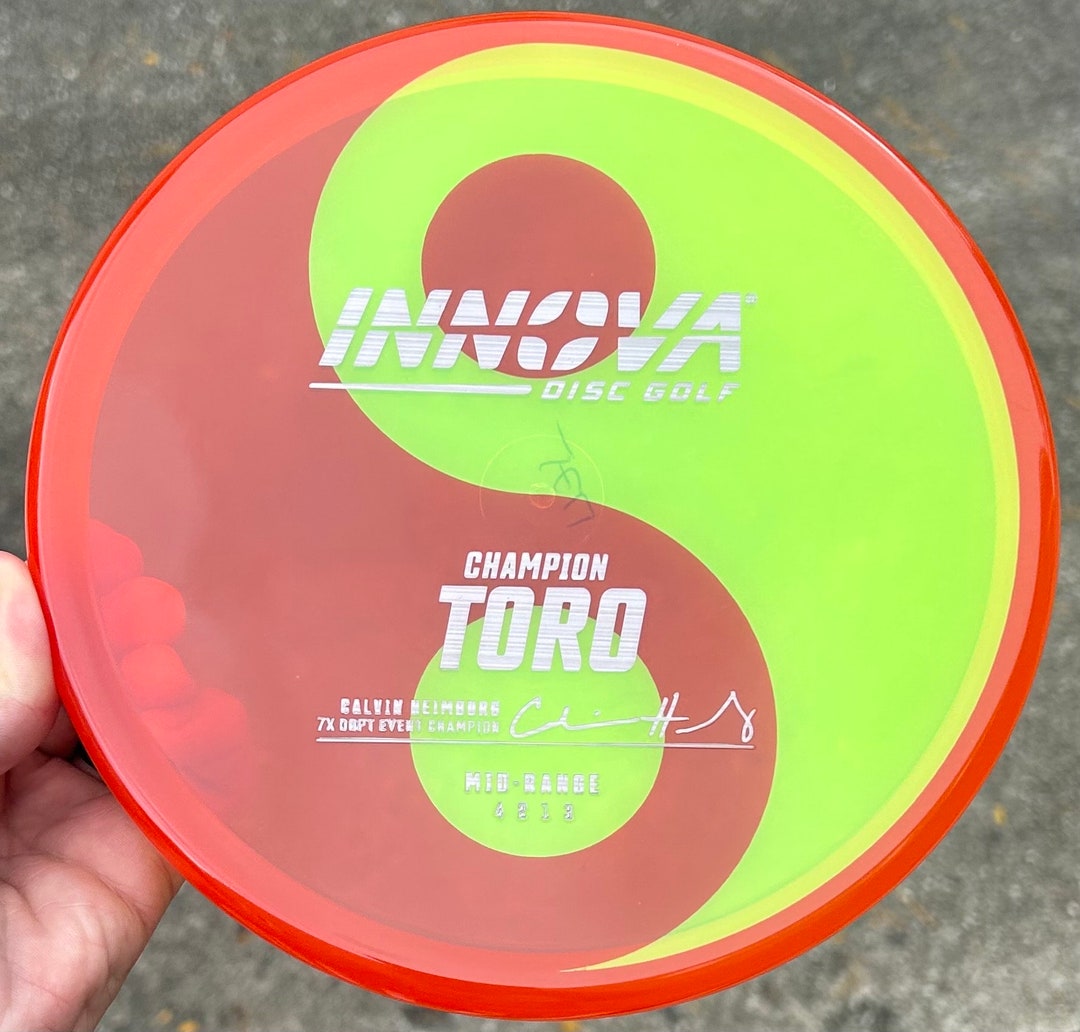 New Innova Calvin Heimburg Champion Toro Custom Disc Dye - Etsy