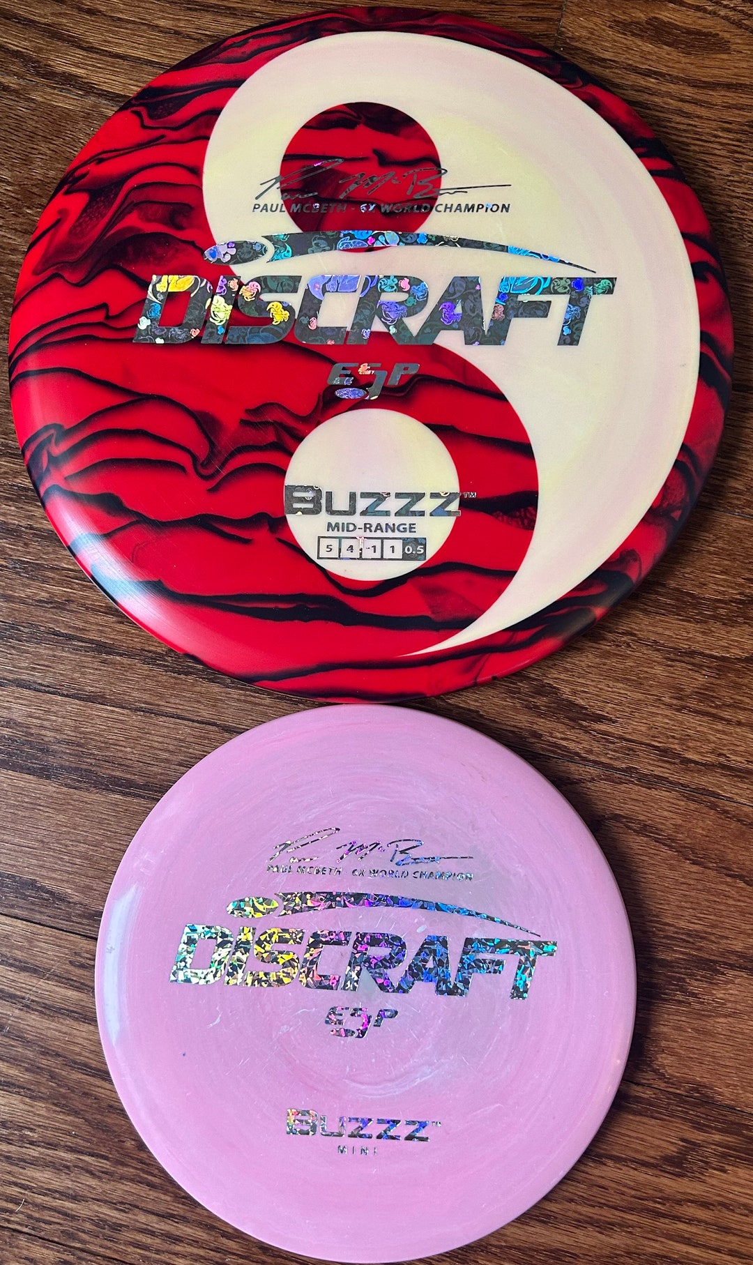 New Discraft ESP Buzzz With Mini Buzzz Custom Disc Dye Midrange 167 ...
