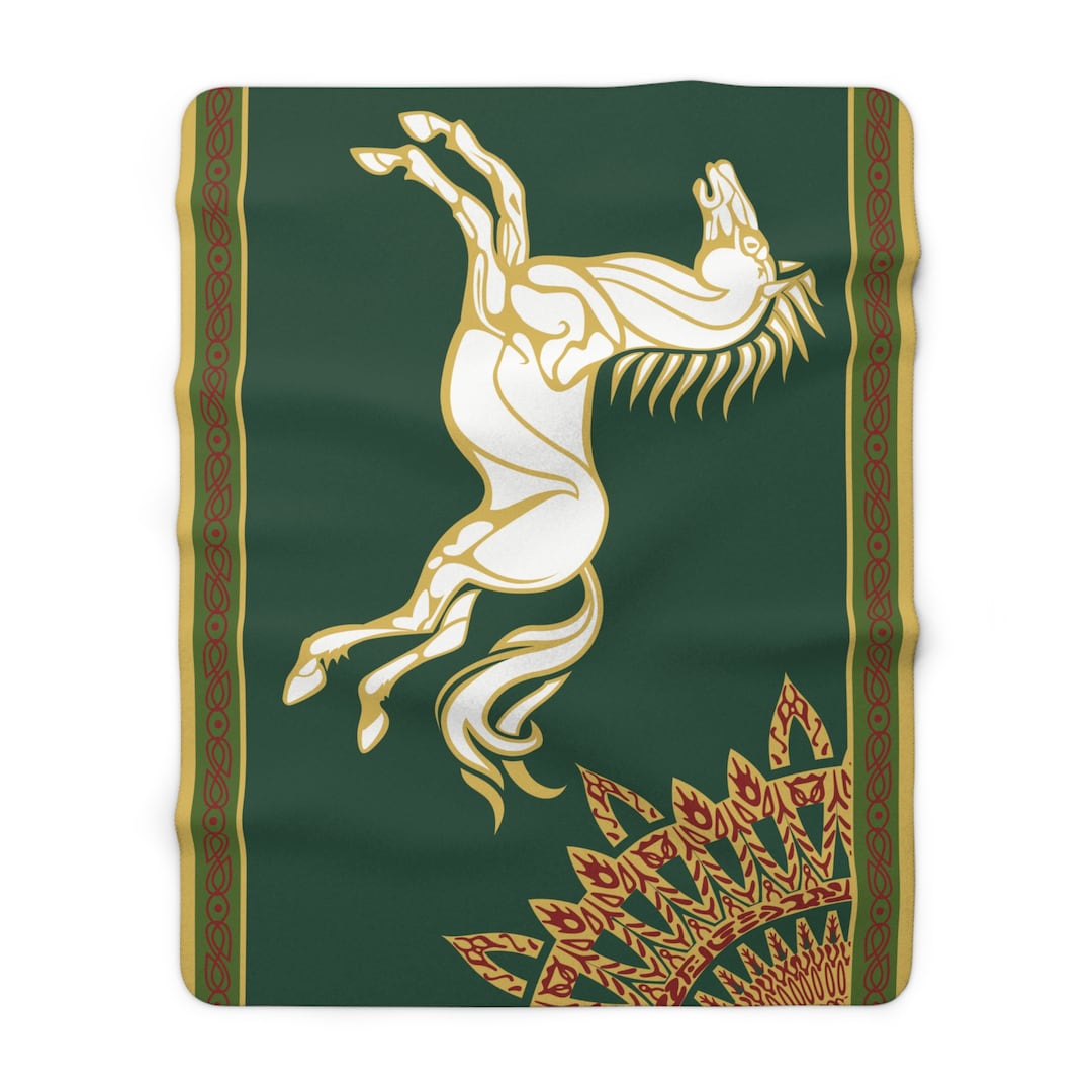 Rohan Blanket for Lord of the Rings Fan, Rohan Flag Blanket for Home ...
