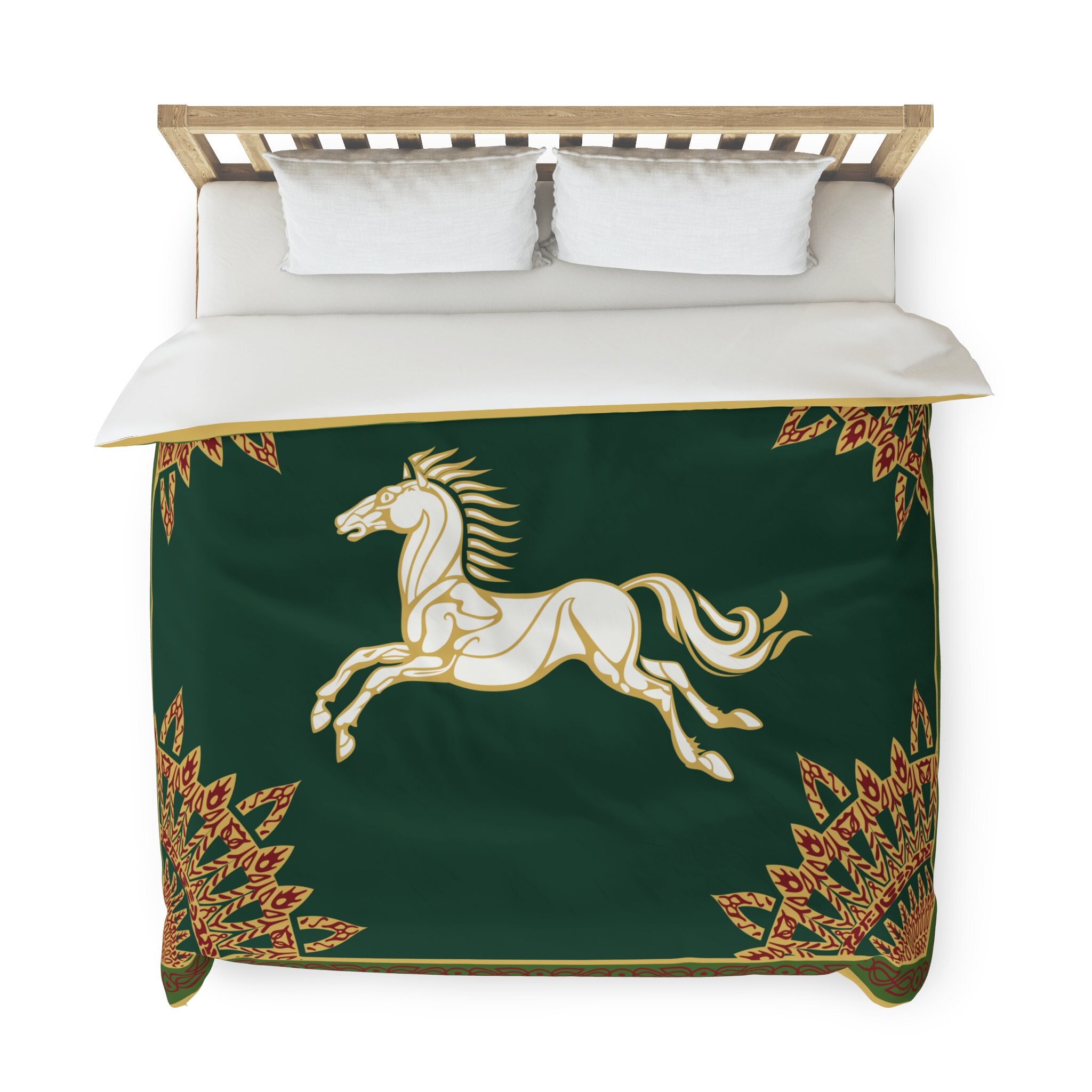 Rohan Duvet Cover, Rohan Flag Duvet Cover, Rohan Banner Duvet Cover ...