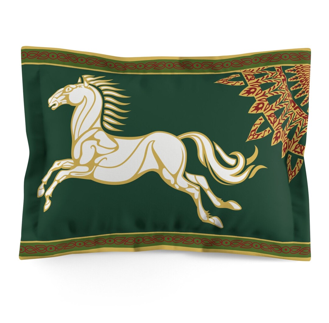 Rohan Bed Pillow Cover, Rohan Flag Bed Pillow Cover, Rohan Standard ...