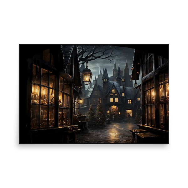 Hogsmeade Poster - Etsy