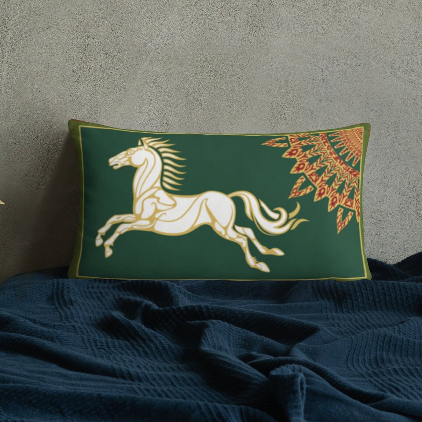 Lord of the Rings Rohan Pillow for Rustic Decor, LOTR Decor, LOTR ...
