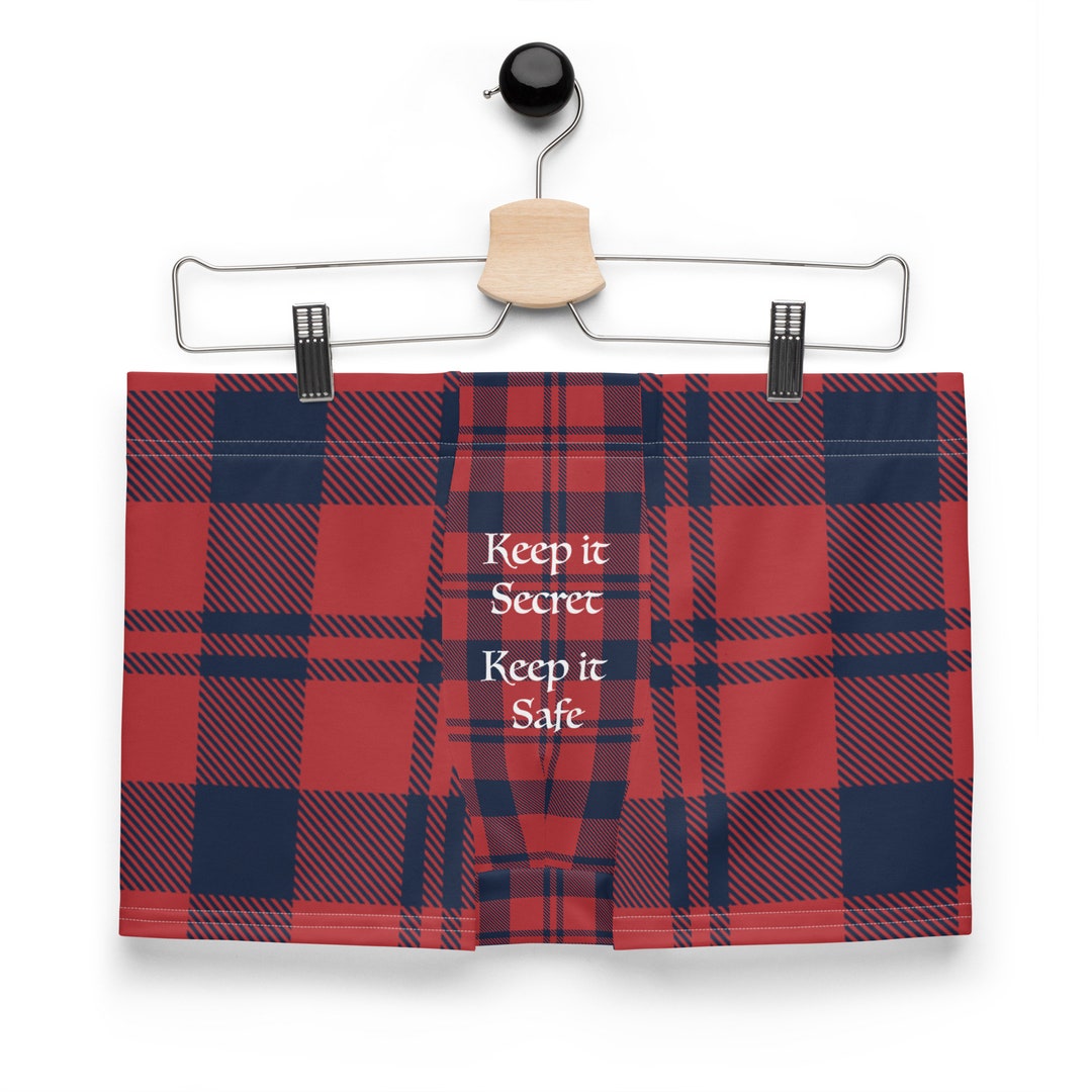 Keep It Secret Keep It Safe Boxers for Him, Lord of the Rings Plaid ...