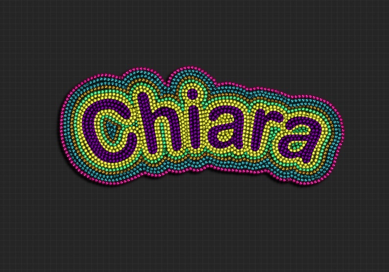 Chiara Clipart Png Name Pearls - Etsy