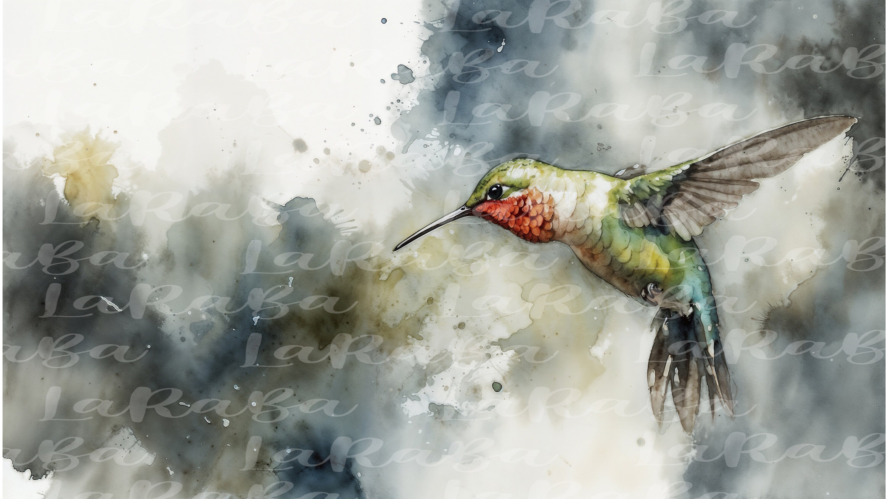 Stunning Watercolor Hummingbird Images: High-quality Jpegs for ...