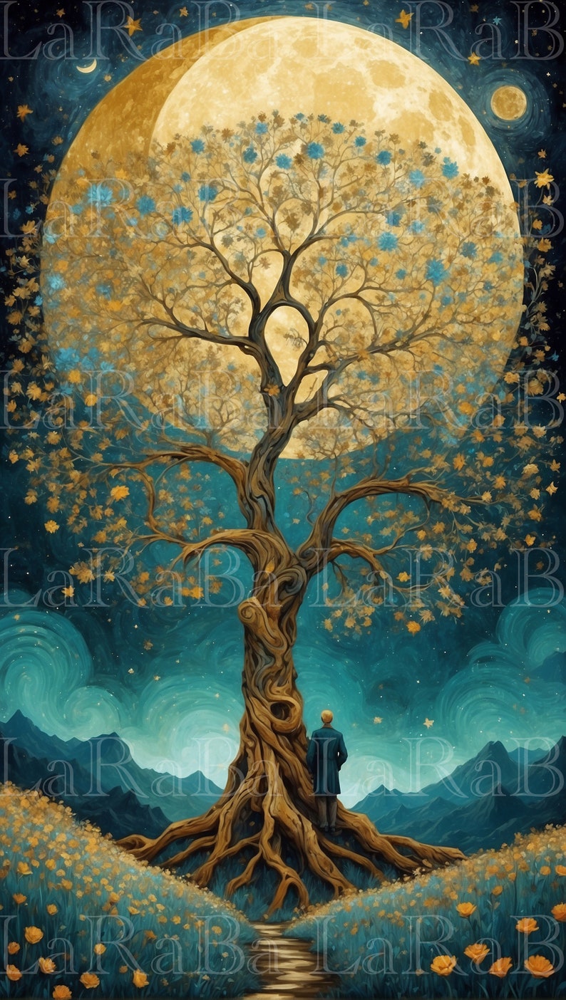 Astral Trees, Clip Art Digital File for Diaries, Calendars, Posters ...