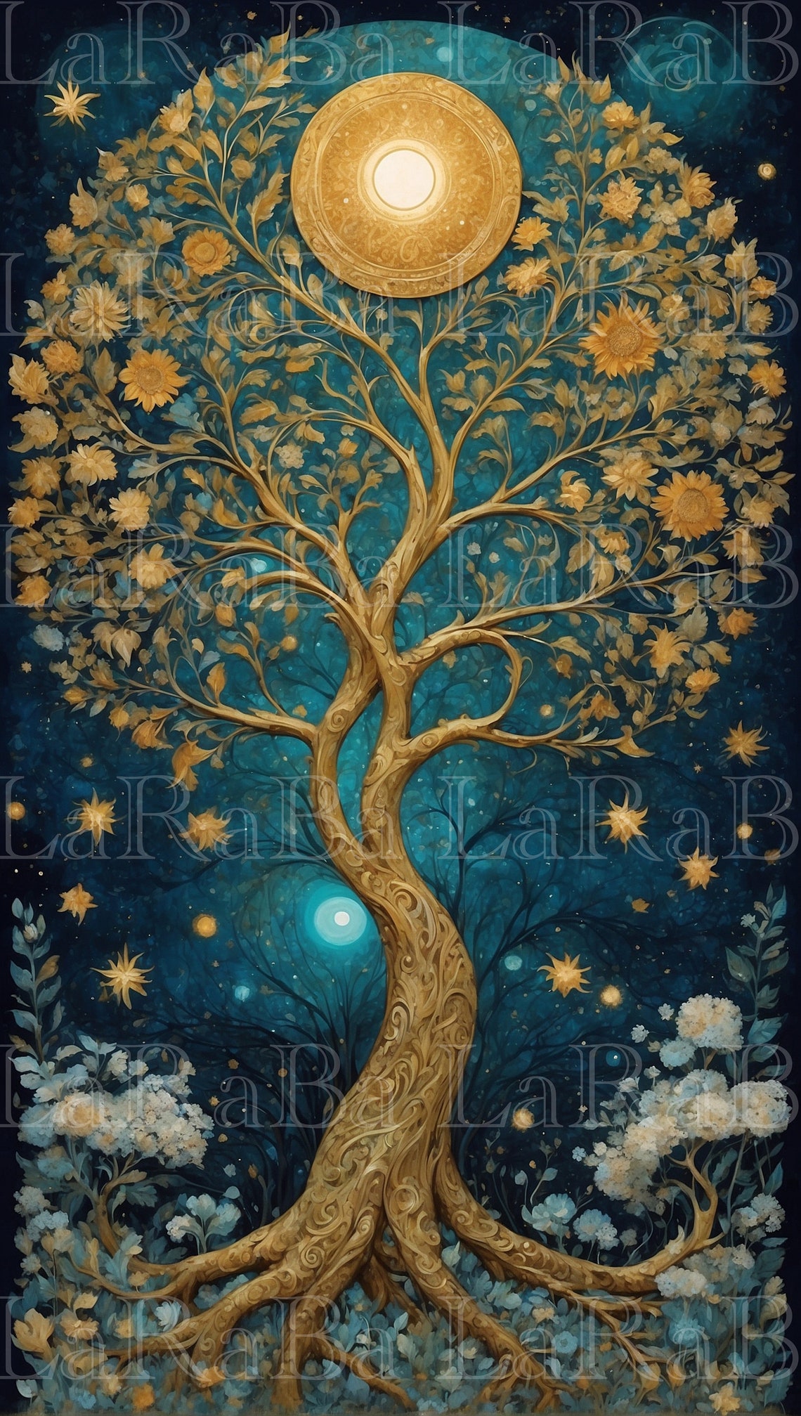 Astral Trees, Clip Art Digital File for Diaries, Calendars, Posters ...