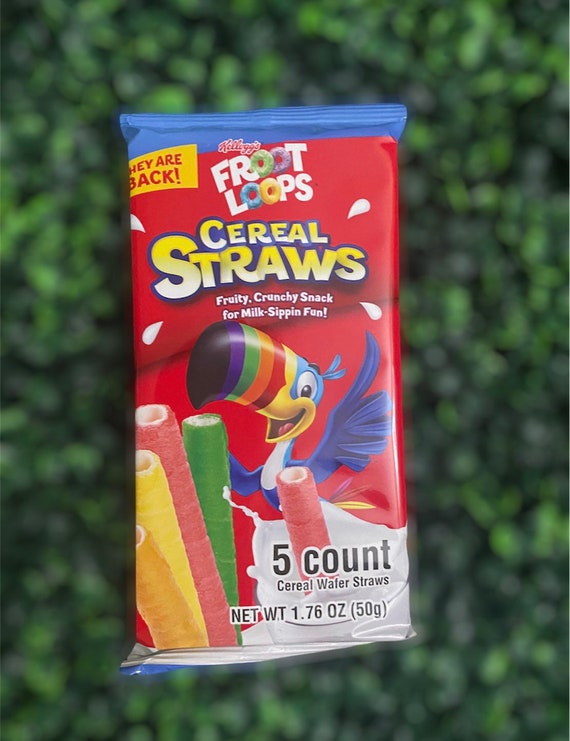 Froot Loops Cereal Straws