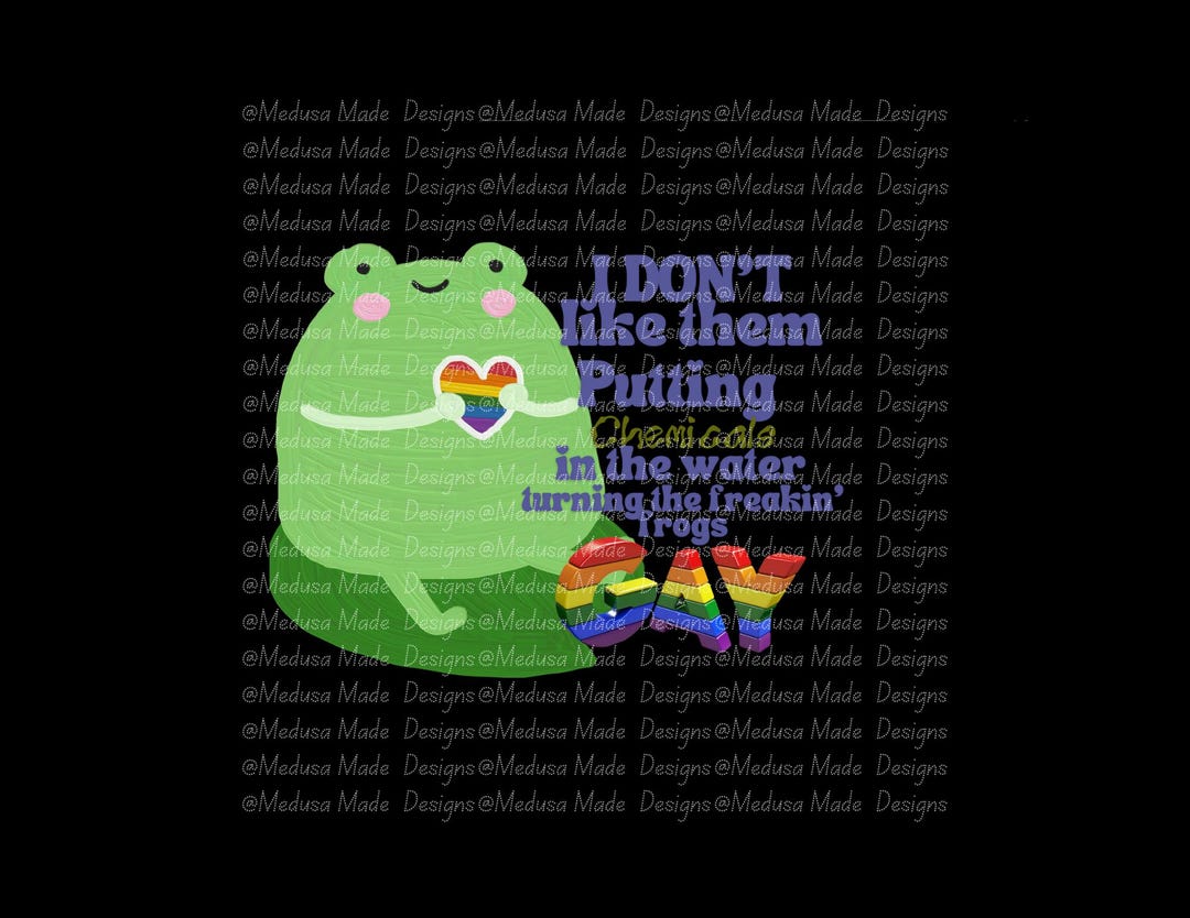 LGBTQ Frog-gay Digital Download-png - Etsy