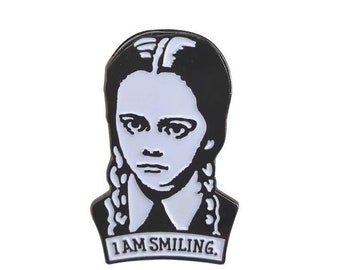 Wednesday Addams I Am Smiling Sticker - Etsy