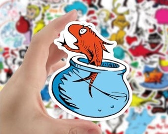 Dr. Seuss Sticker - Etsy