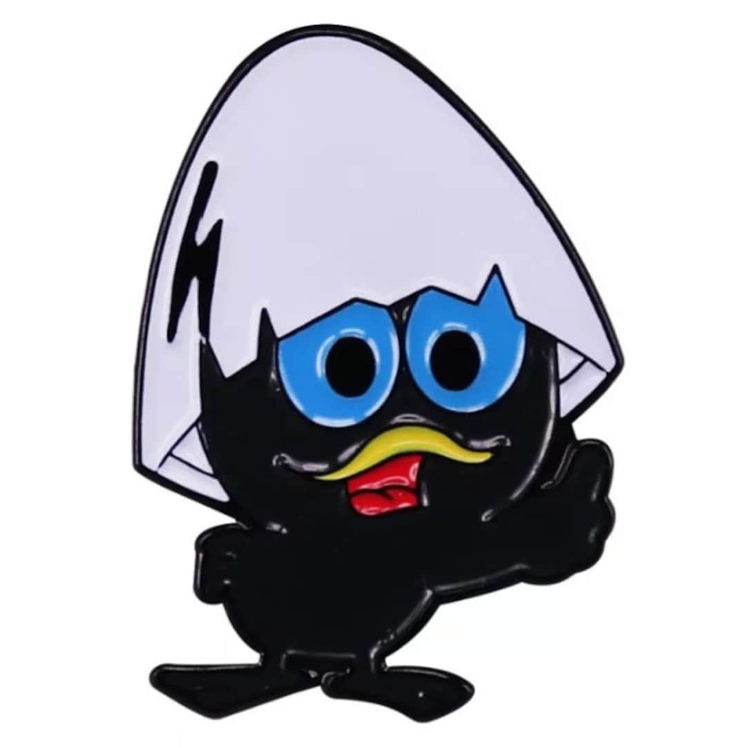 Calimero the Little Black Chicken Enamel Pin - Etsy