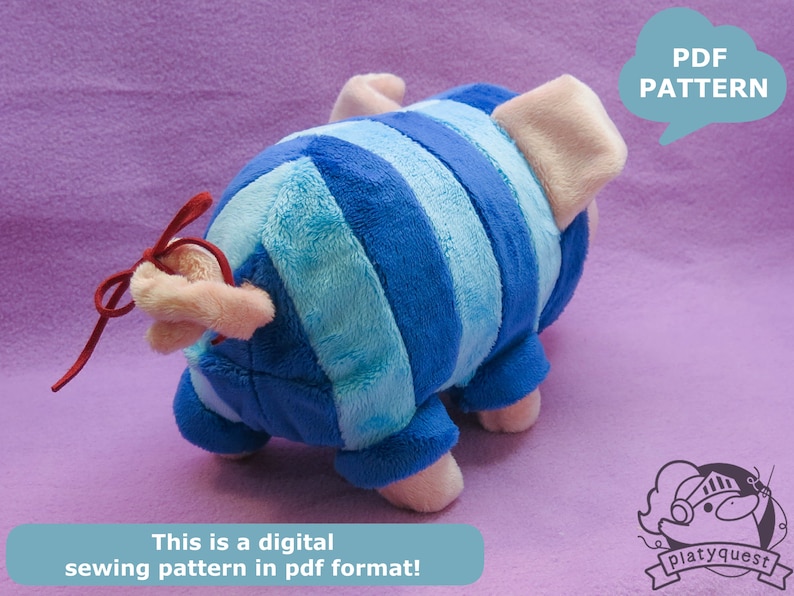 Monster Hunter World Poogie- DIY Pig Sewing Tutorial- Piggy- Boar ...