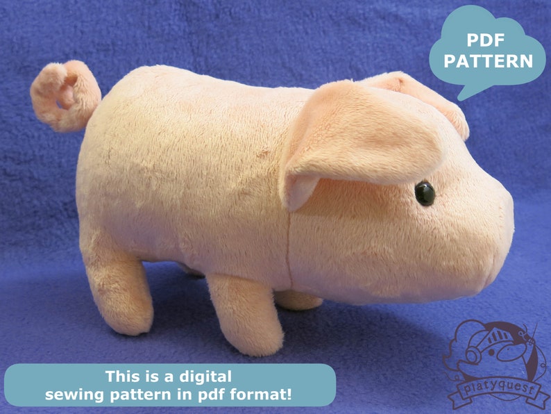 Monster Hunter World Poogie- DIY Pig Sewing Tutorial- Piggy- Boar ...