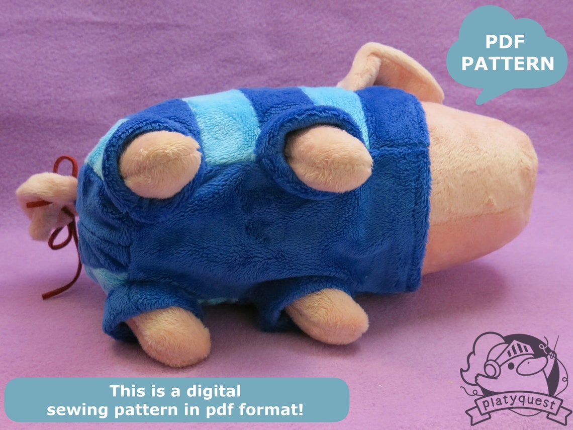 Monster Hunter World Poogie DIY Pig Sewing Tutorial Piggy | Etsy