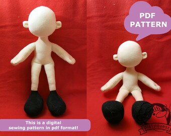 Anime Plush Doll Pattern | Etsy