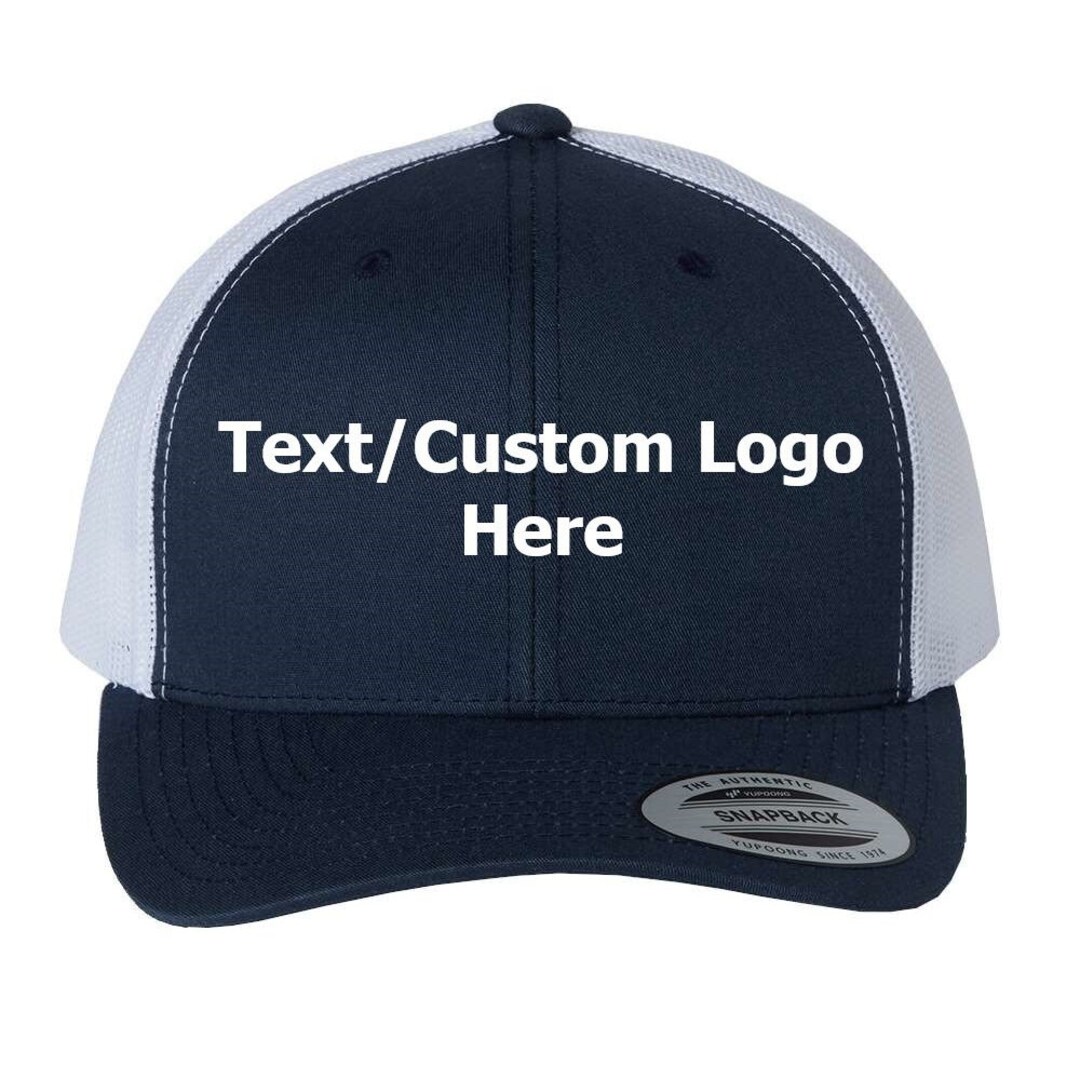 Custom Trucker Snapback Hat,embroidered Trucker Cap,custom Snapback ...