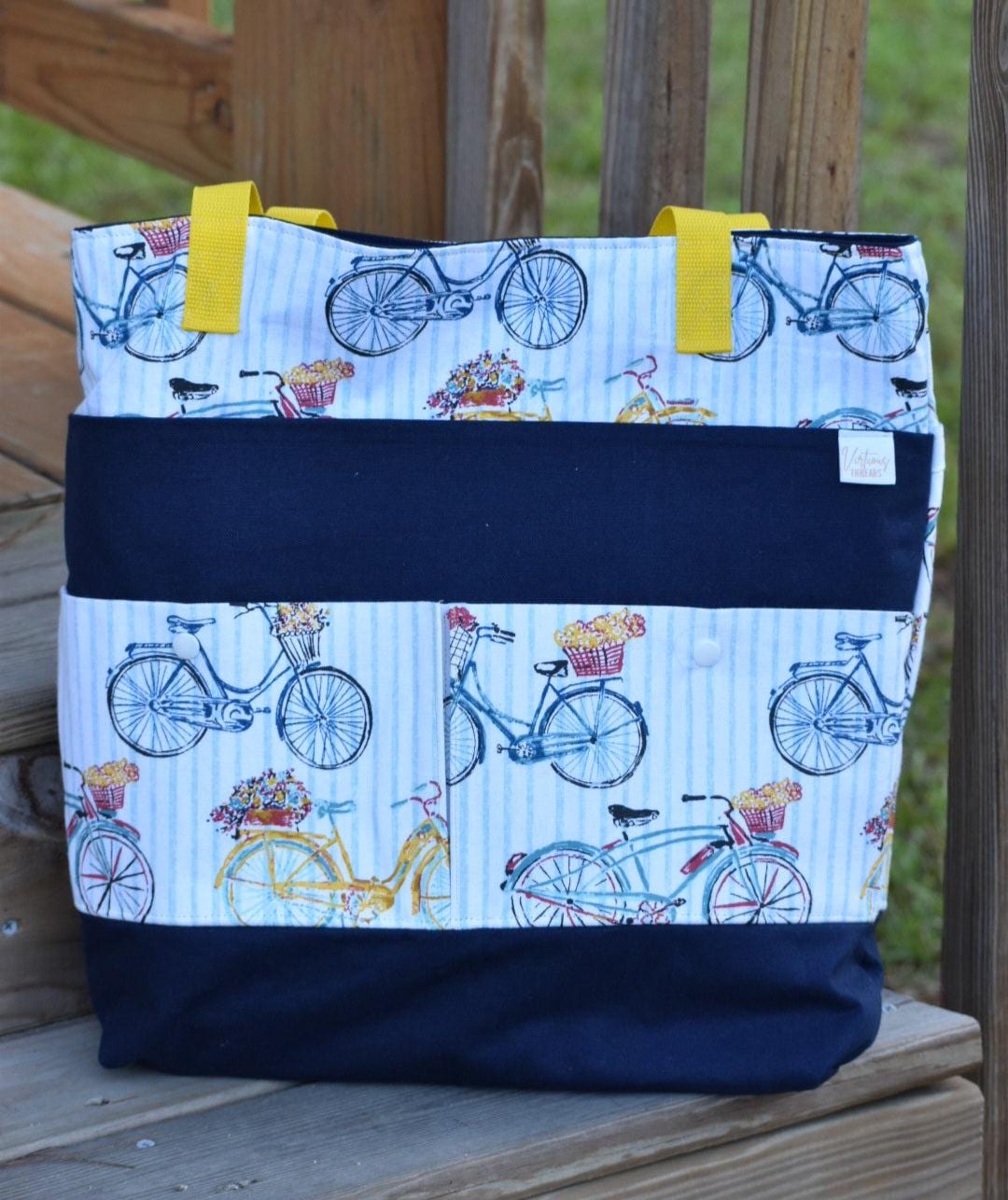 Trendy Tote Bag PDF Sewing Pattern | Beginner to Intermediate Bag ...