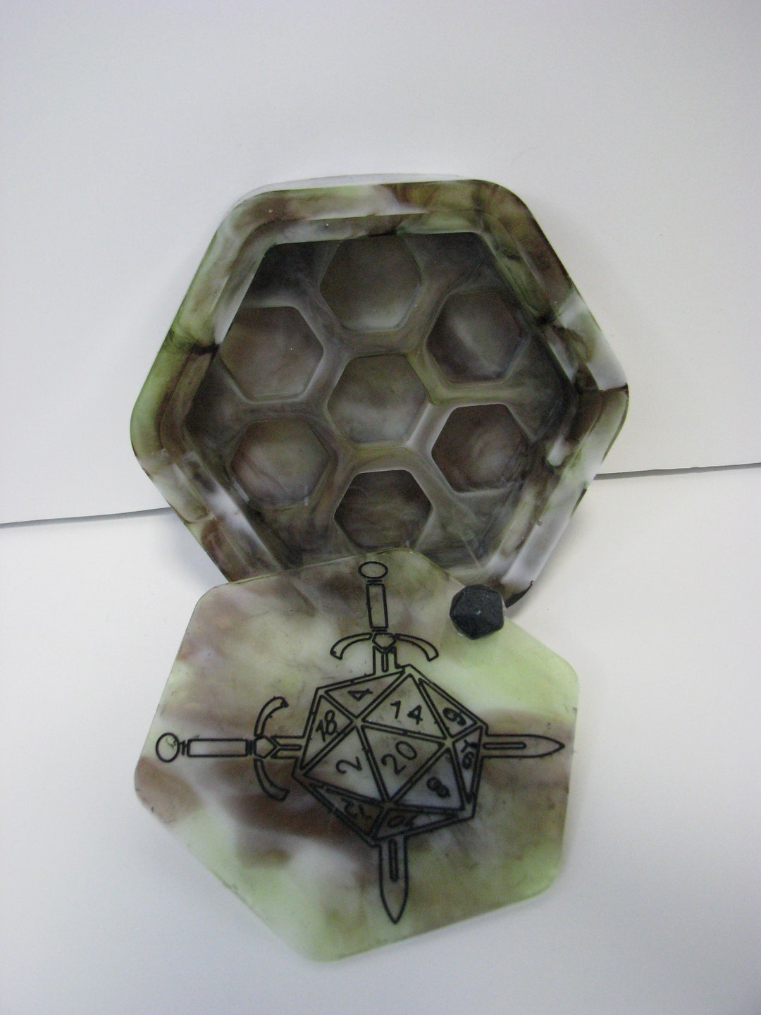 Hexagon Dice Boxes - Etsy