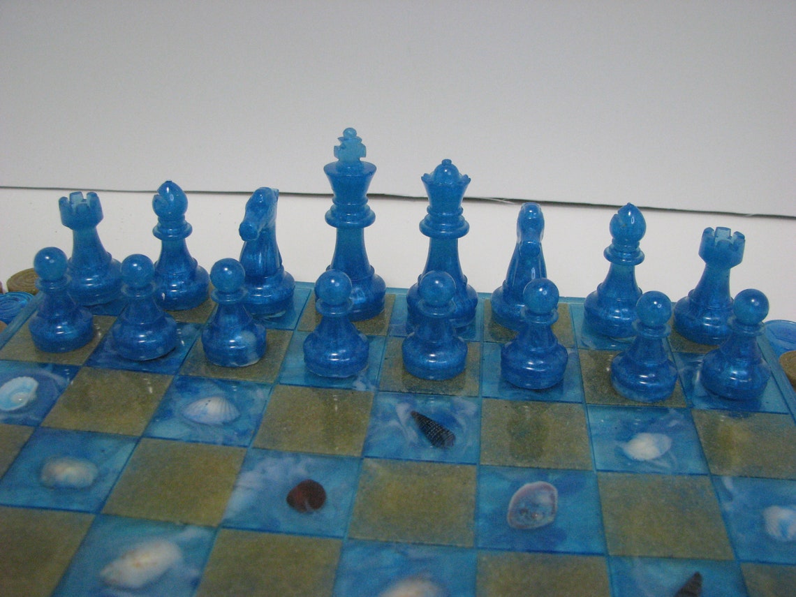 Ocean Themed Chess Board - Etsy