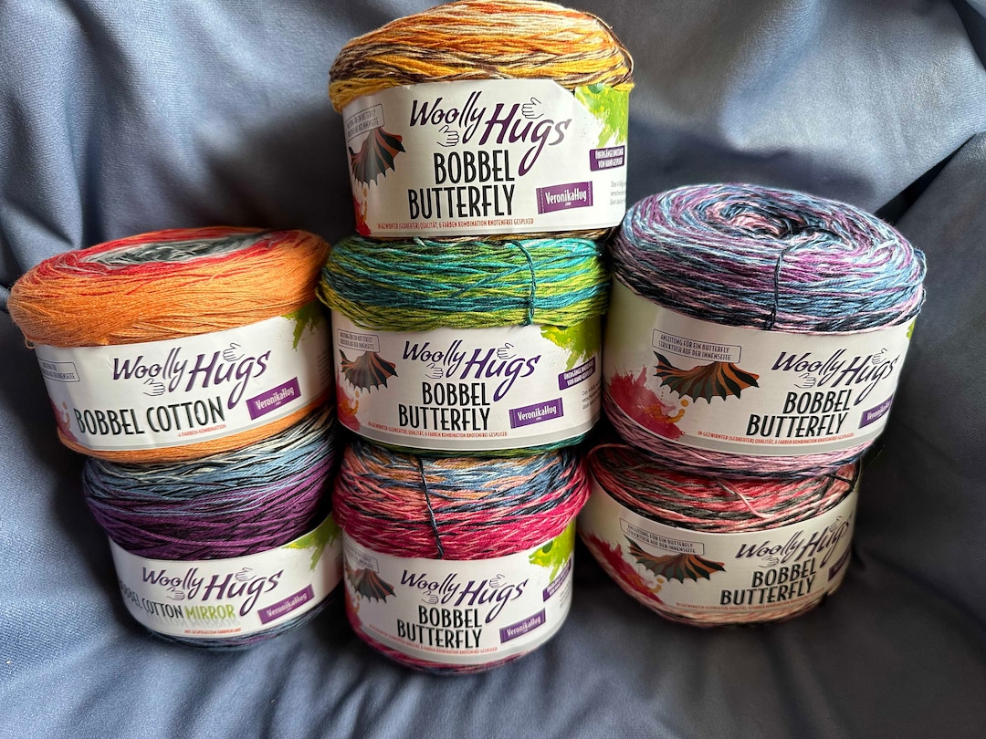 Woolly Hugs Yarn Bobbel Butterfly, Cotton & Cotton Mirror - Etsy