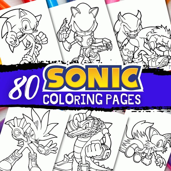 Kids Coloring Book - Etsy