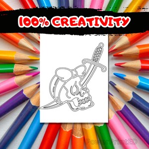 58 TATTOO Coloring Pages/ Printable Coloring Pages/coloring Pages for ...