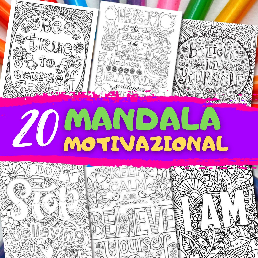 20 Coloring Quotes/ Phrases Coloring Pages /adult Coloring - Etsy Australia