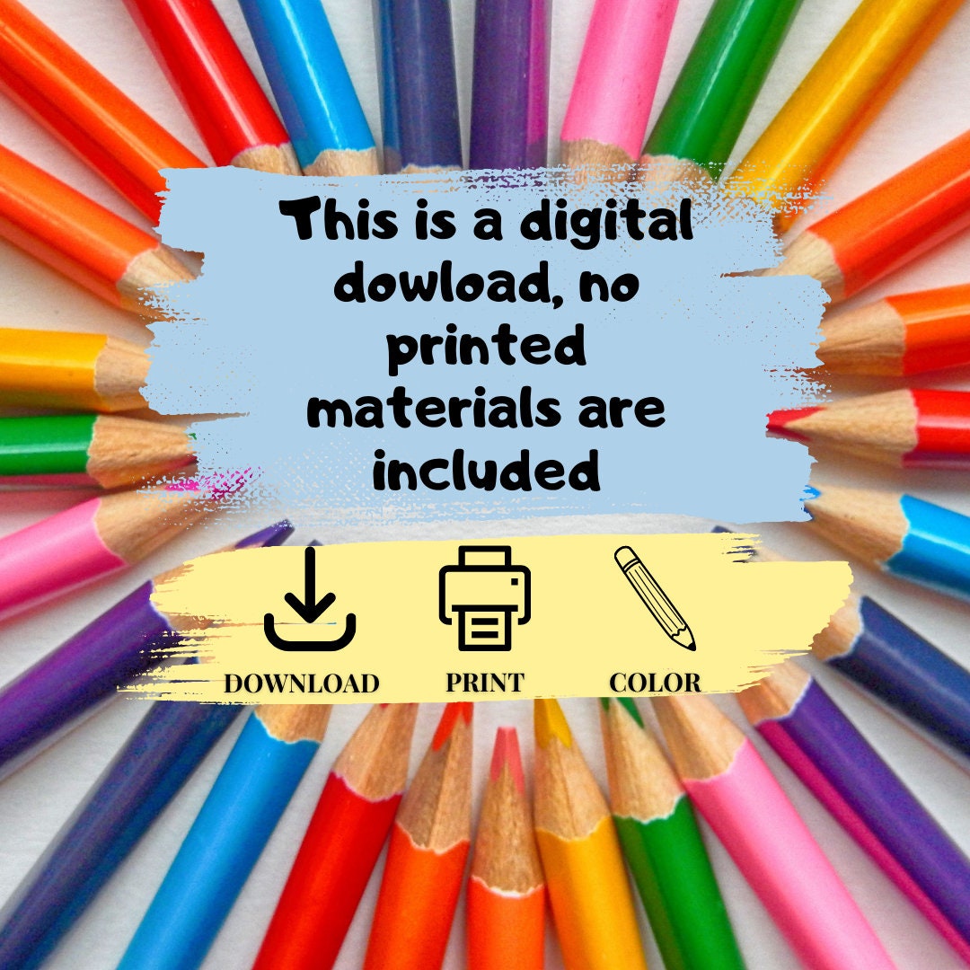 Bestseller Coloring Pages/ Kid Coloring Pages/ Birthday Party/digital ...