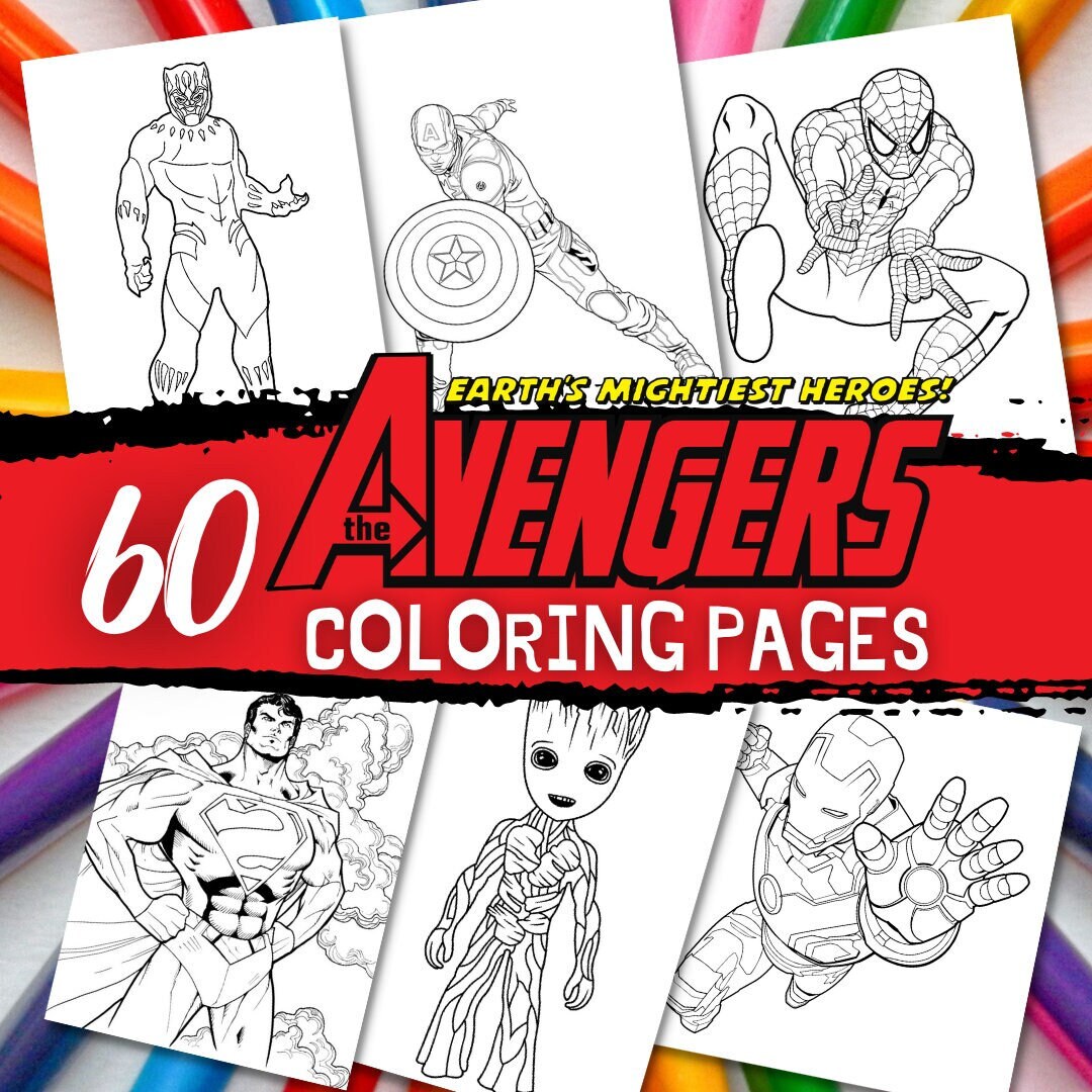 Avengers Coloring Page
