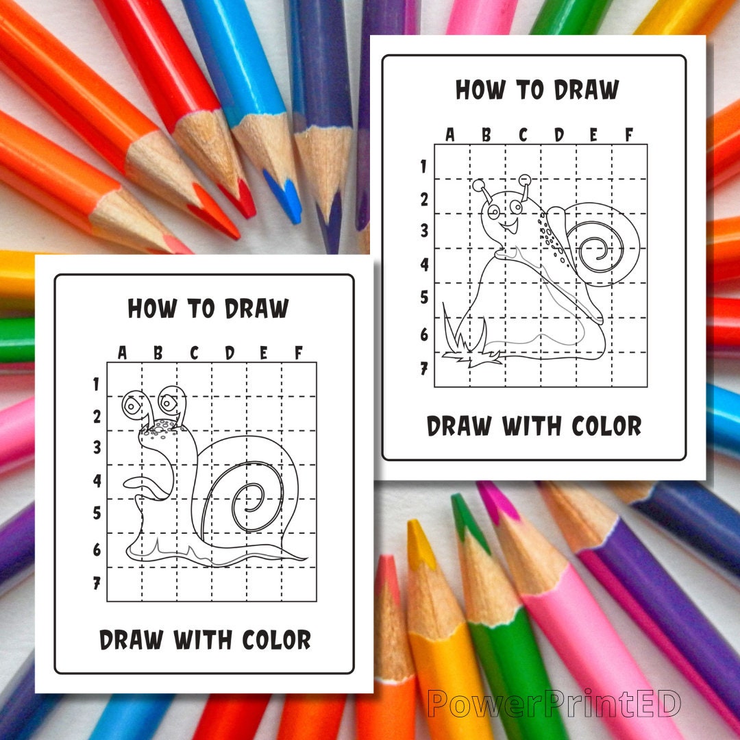 10 HOW TO DRAW Coloring Pages/ Learn to Draw /printable Coloring Pages ...