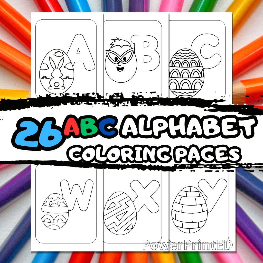 26 ABC ALPHABET Coloring Pages/printable Alphabet Coloring Pages/abc ...