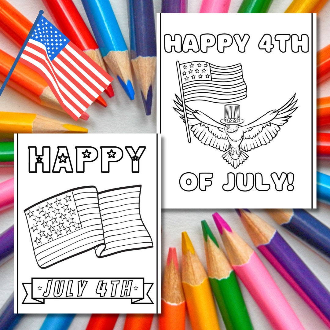 4th of July Coloring Pages to Download and Print, Fourth of July ...
