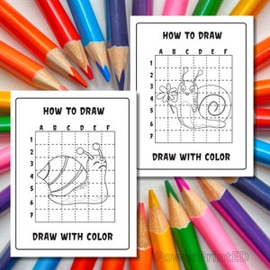 10 HOW TO DRAW Coloring Pages/ Learn to Draw /printable Coloring Pages ...