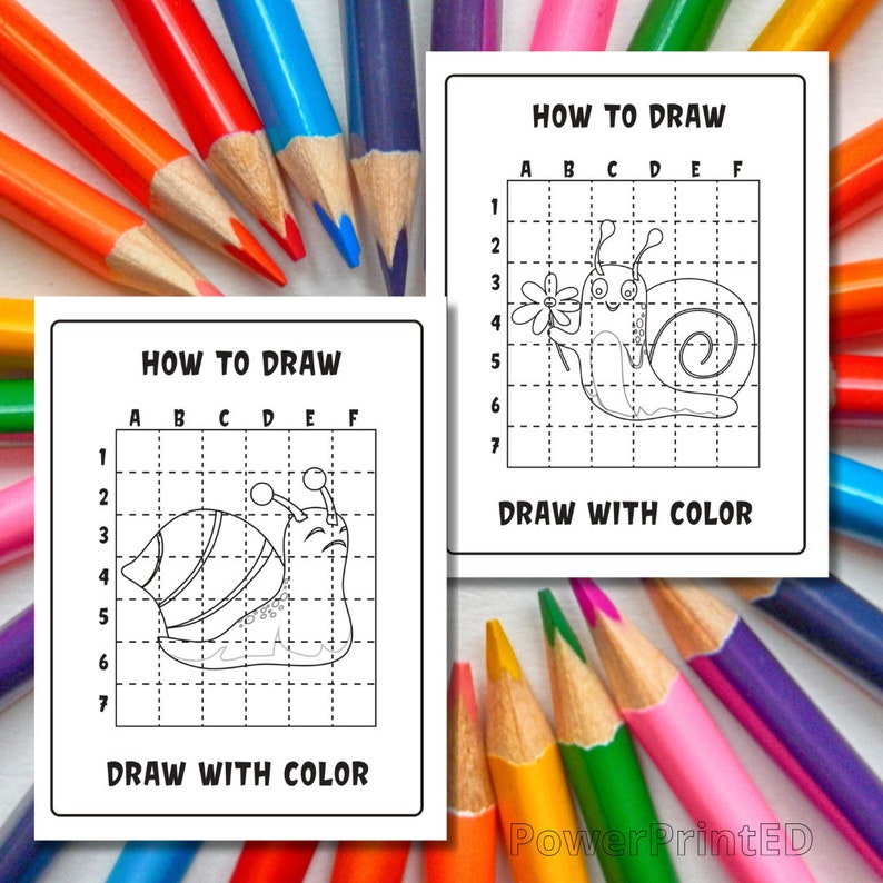 10 HOW TO DRAW Coloring Pages/ Learn to Draw /printable Coloring Pages ...
