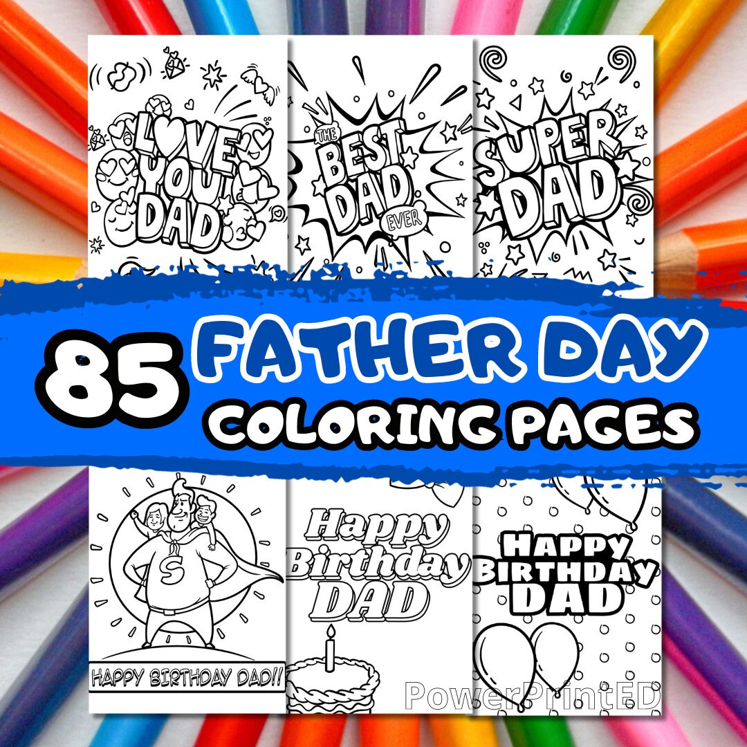 85 FATHER DAY Coloring Pages/dad Coloring Pages/coloring Pages for Kid ...