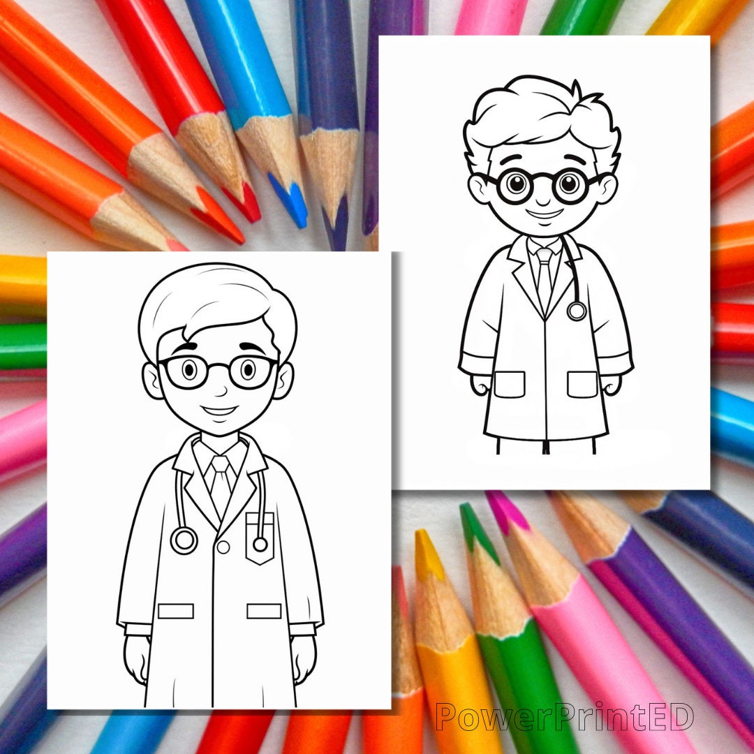 15 DOCTOR Coloring Pages /science Coloring Pages/hospital Coloring ...
