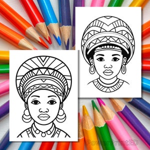 15 AFRICA Coloring Pages/ African Coloring Pages/ Kid Coloring Pages ...