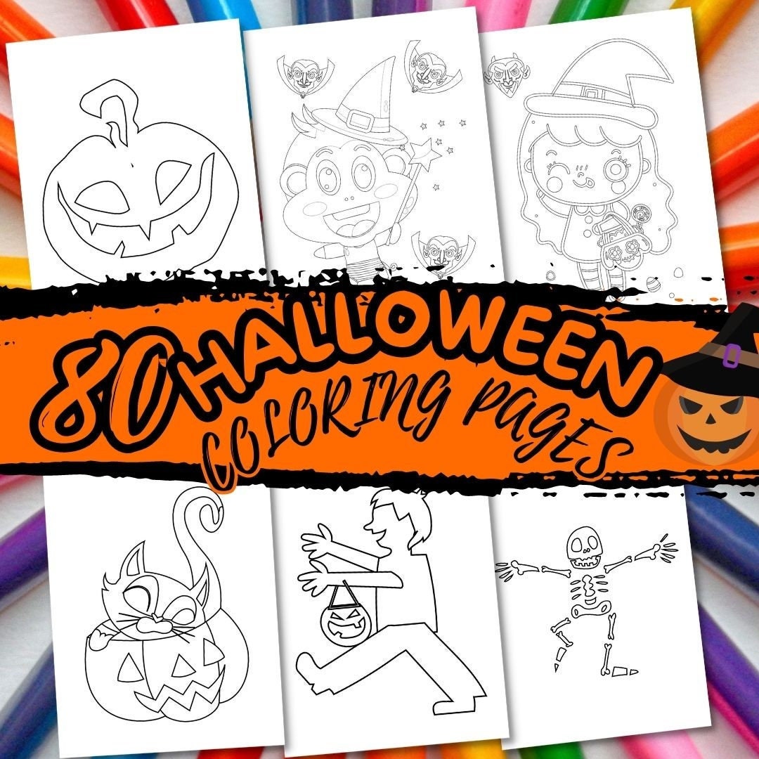Halloween Coloring Pages/autumn Coloring Pages/ Fall Coloring Pages ...