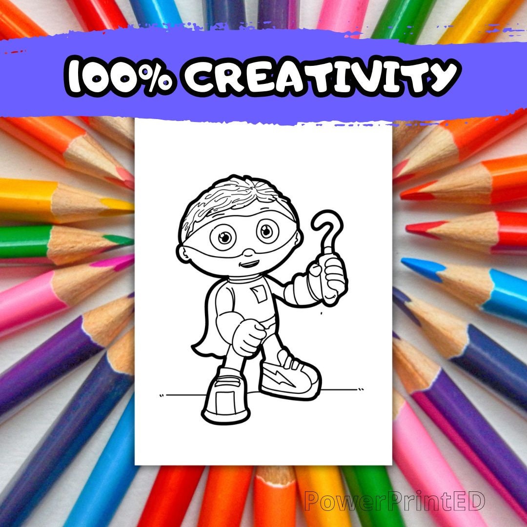 15 SUPER Coloring Pages / Printable Coloring Pages for Kid/ Activities ...